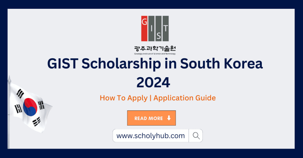 GIST Scholarship in South Korea 2024 Scholyhub